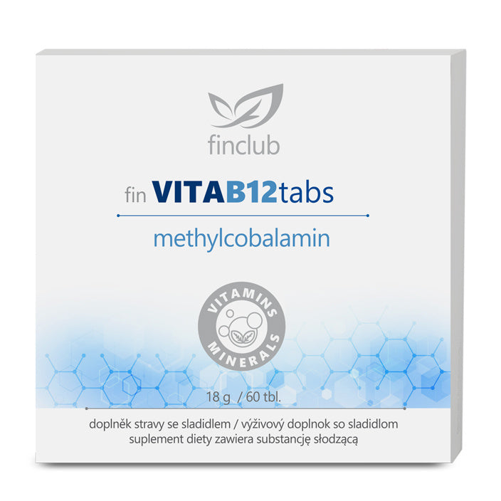 Supliment alimentar cu vitamina B12 (metilcobalamină), VitaB12tabs, 60